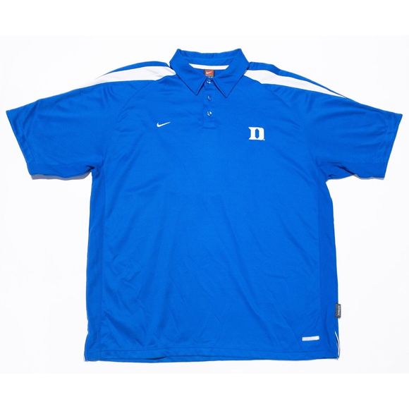 Nike | Shirts | Duke Blue Devils Nike Polo Shirt Mens 2xl Blue Team ...